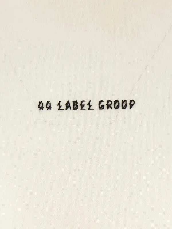 44 LABEL GROUP Cotton T-shirt With Logo - White