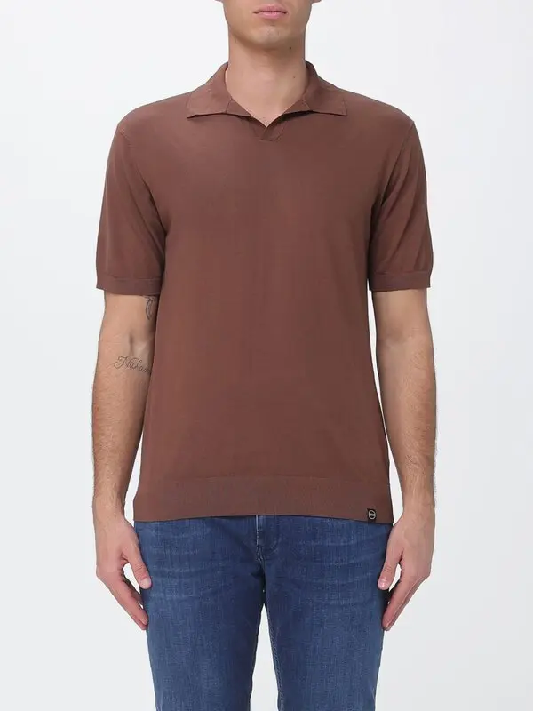 COLMAR Cotton Knit Polo Shirt - Dark