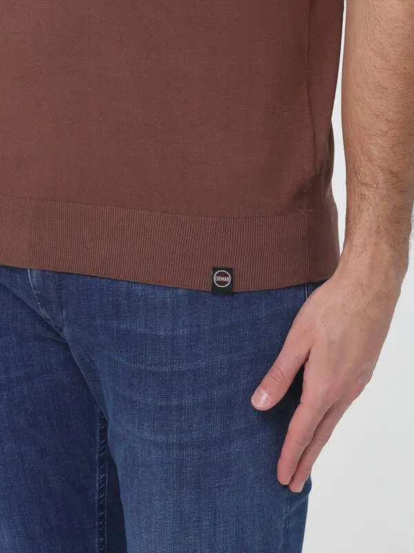 COLMAR Cotton Knit Polo Shirt - Dark
