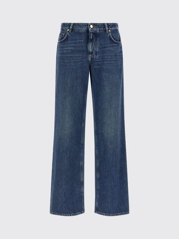 Dolce & Gabbana Mid-rise Straight-leg Jeans In Stone-washed Denim - Navy