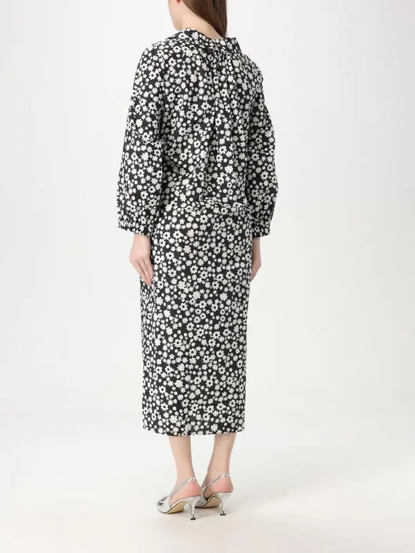 Marni Floral Print Midi Dress