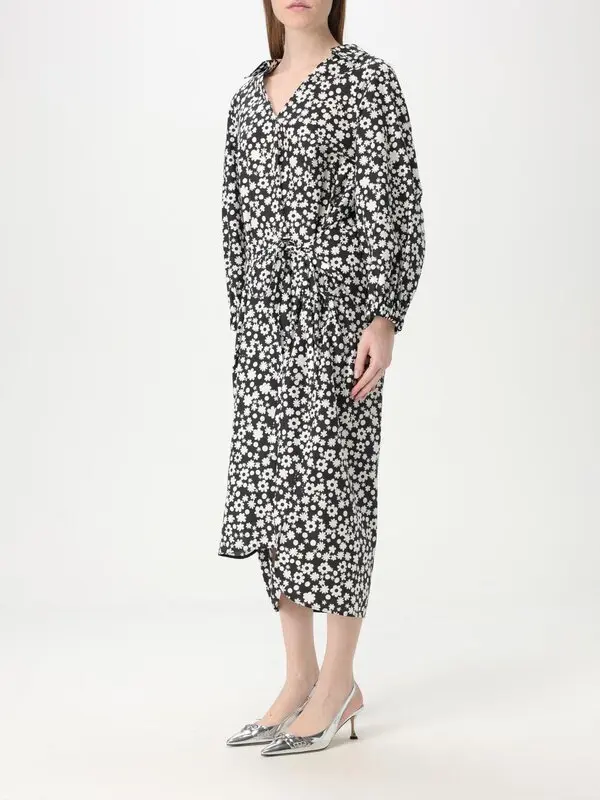 Marni Floral Print Midi Dress