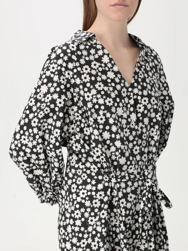 Marni Floral Print Midi Dress