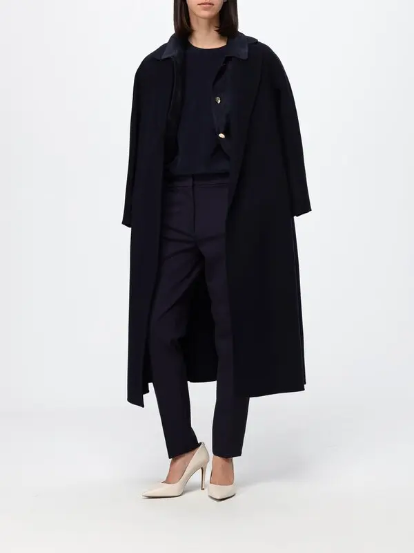 Max Mara Abisso Suede Lambskin Shirt Jacket - Blue