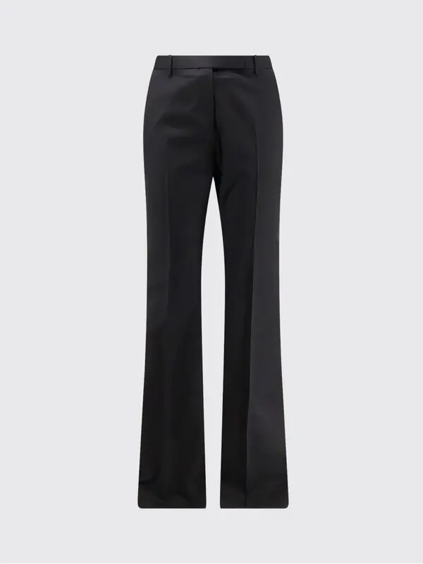 TOM FORD Mid-rise Wool Flared Tailored Pants With Off-center Closure