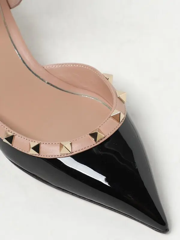 Valentino Garavani Studded Ankle Tie Court Shoes