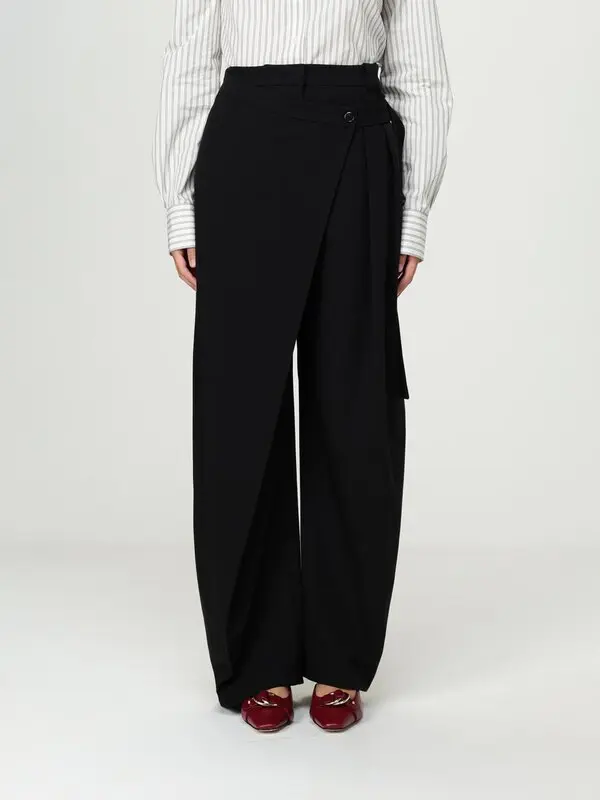 Pinko Wide Leg Wrap Trousers