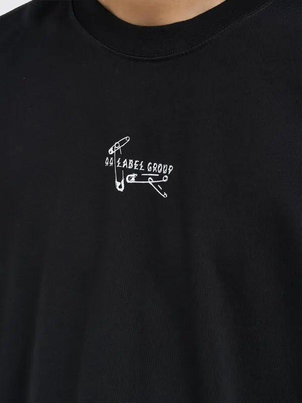 44 LABEL GROUP Printed T-shirt - Black 4