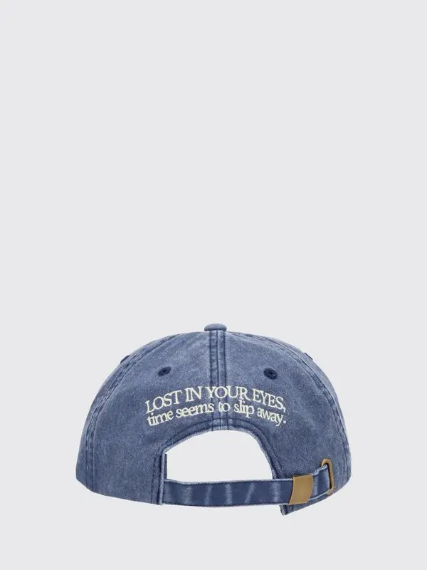 AMISH SUPPLIES Cotton Baseball Cap With Embroidered Logo And Slogan - Denim