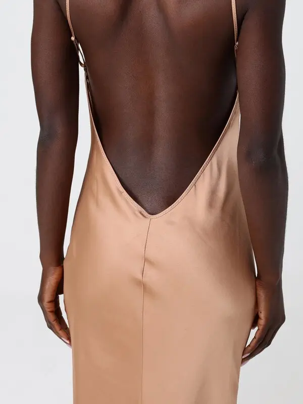 Elisabetta Franchi Satin Long Dress