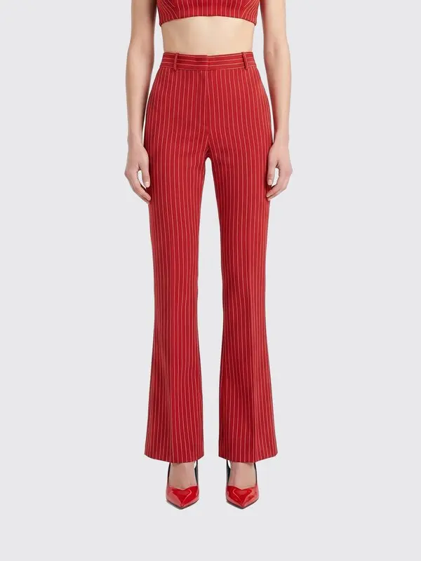 ORIANE Pinstriped Flared Trousers