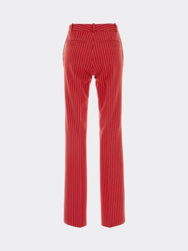 ORIANE Pinstriped Flared Trousers