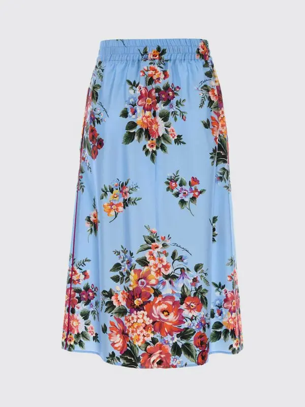 Dolce & Gabbana Floral Silk Midi Skirt