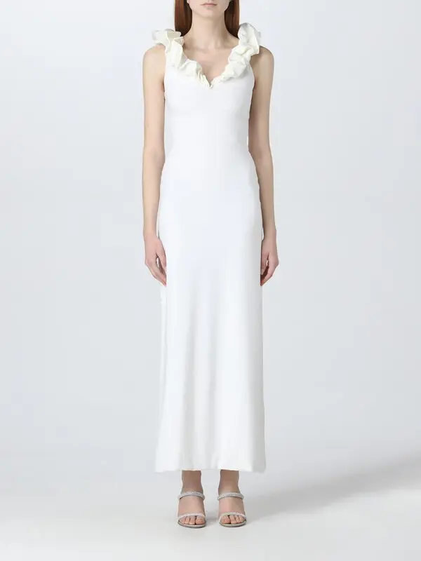MAYGEL CORONEL Sleeveless Ruffled Maxi Dress