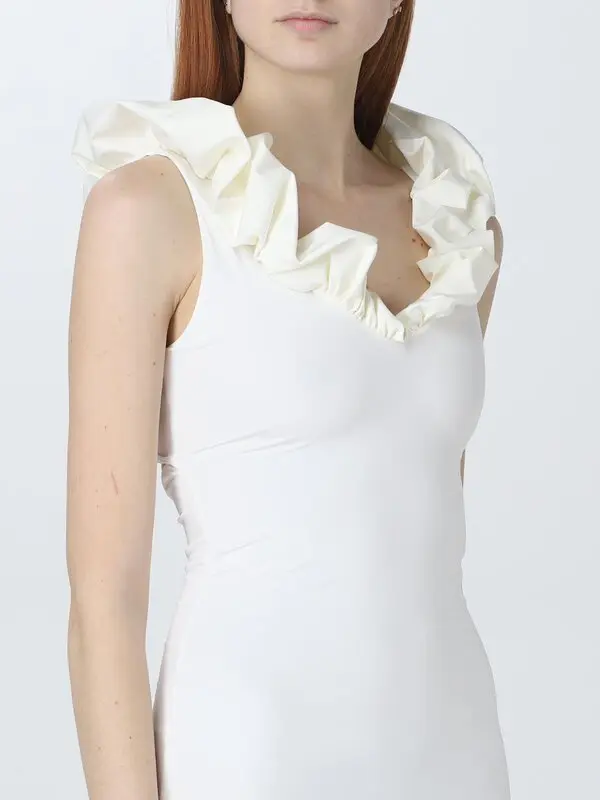 MAYGEL CORONEL Sleeveless Ruffled Maxi Dress