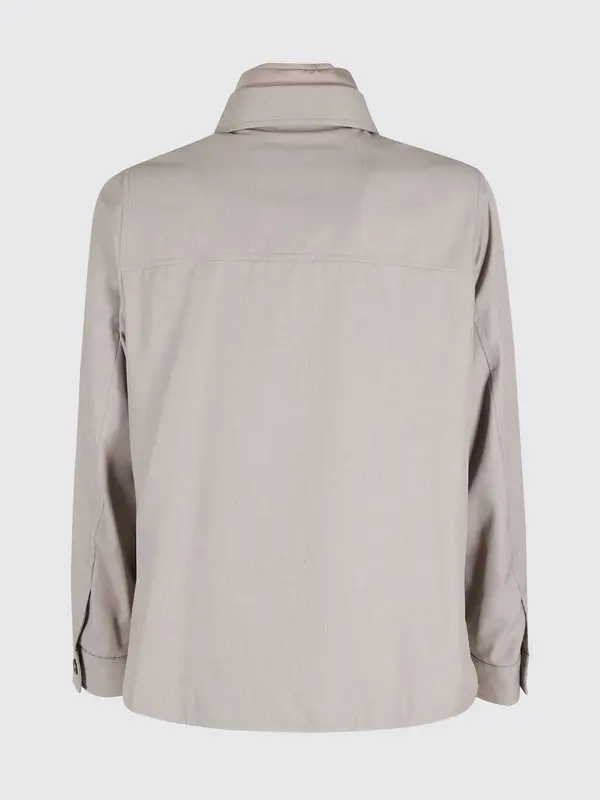 MOORER Polyester Shirt Jacket
