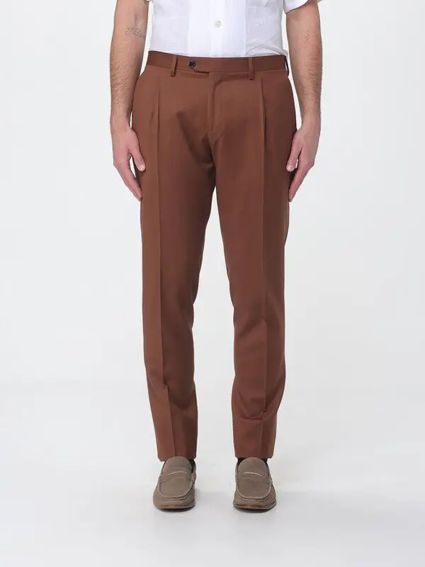 LARDINI Wool Double-breasted Dress