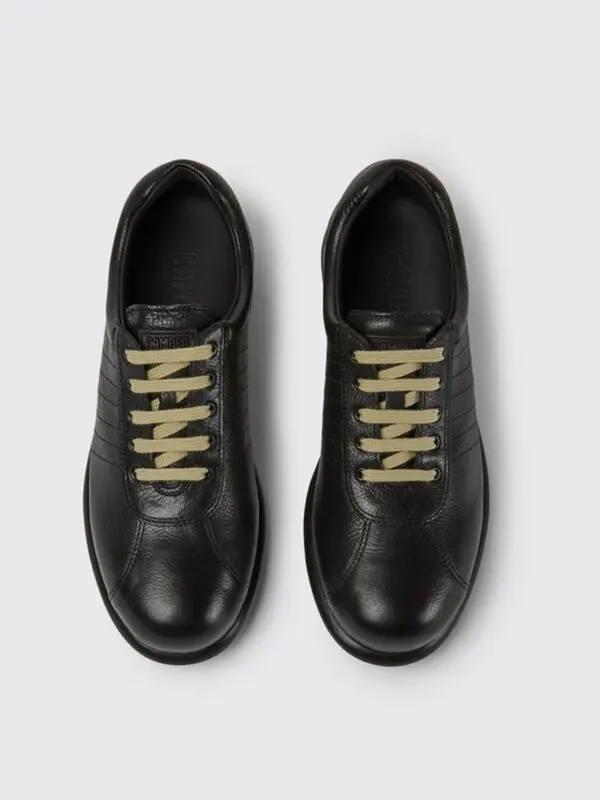 Camper Pelotas Sneakers In Calfskin - Black