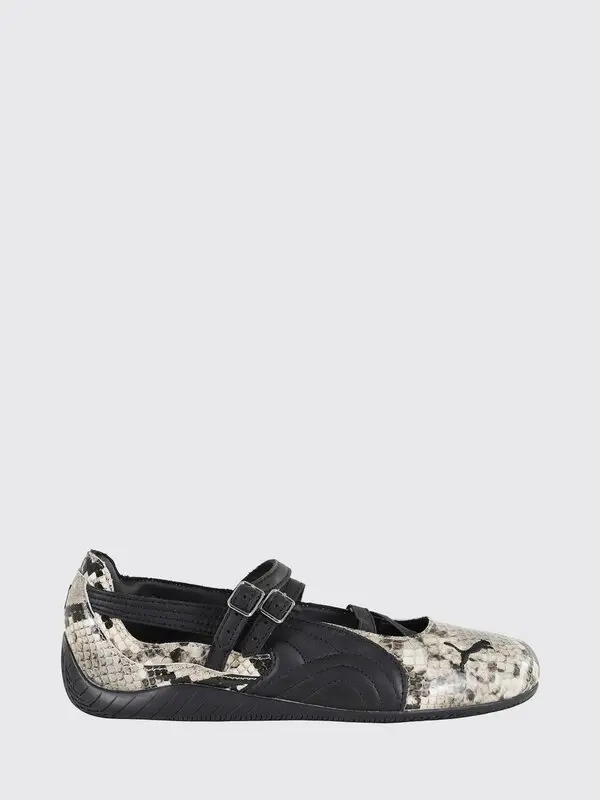PUMA Speedcat Python Print Leather Ballerinas