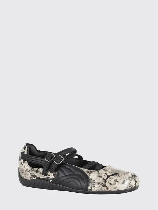 PUMA Speedcat Python Print Leather Ballerinas
