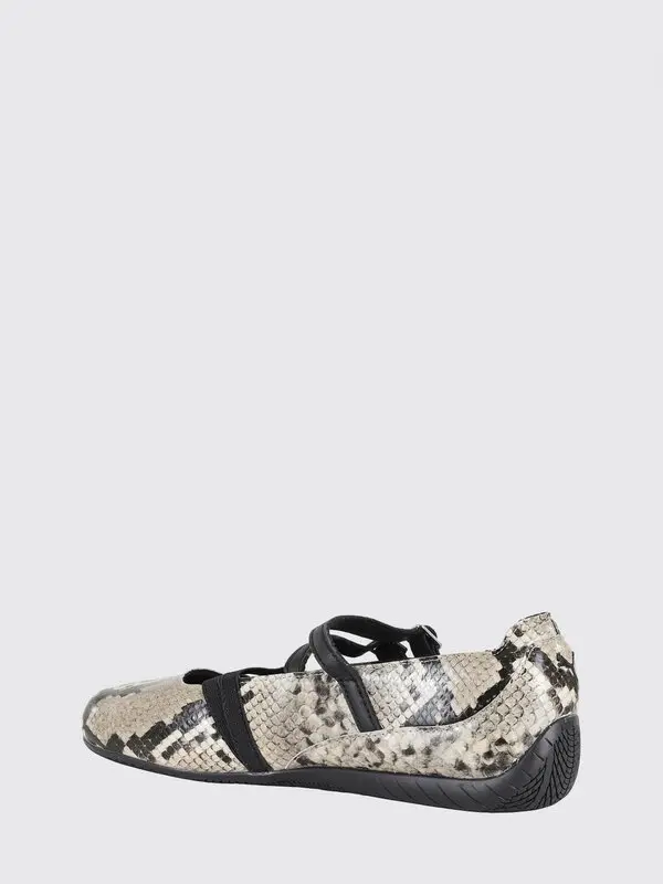 PUMA Speedcat Python Print Leather Ballerinas
