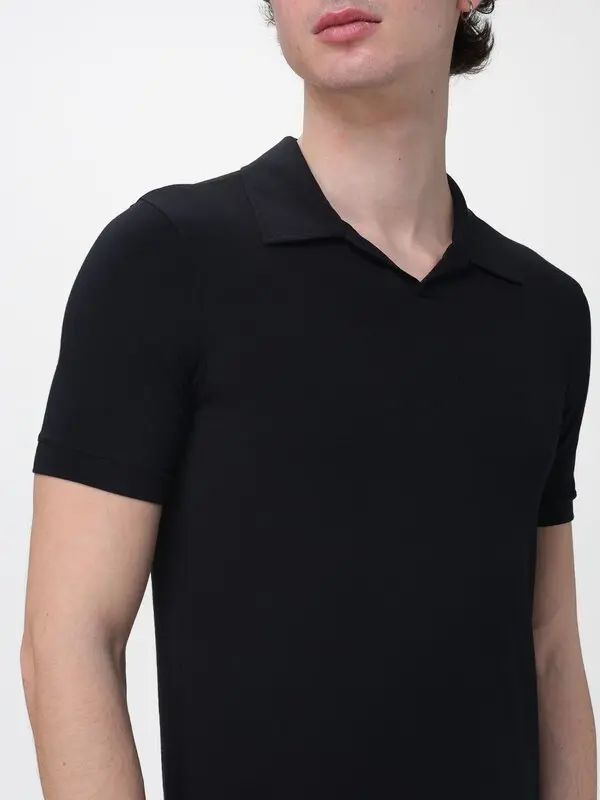 Giorgio Armani Viscose Polo Shirt