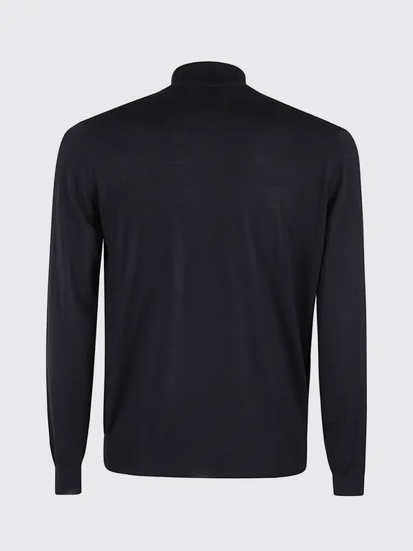 Max Mara Wool And Cotton Blend High Neck Sweater