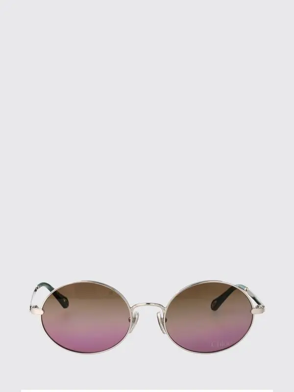 Chloé Rounded Metal Sunglasses - Silver