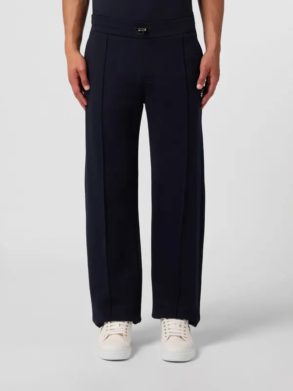 BILLIONAIRE Straight-leg Cotton Track Pants With Drawstring - Blue