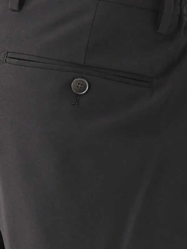 BRIGLIA 1949 Stretch Cotton Chino Trousers - Black