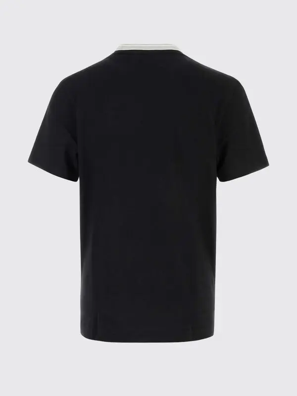 BOSS Cotton Crew Neck T-shirt With Contrast Logo