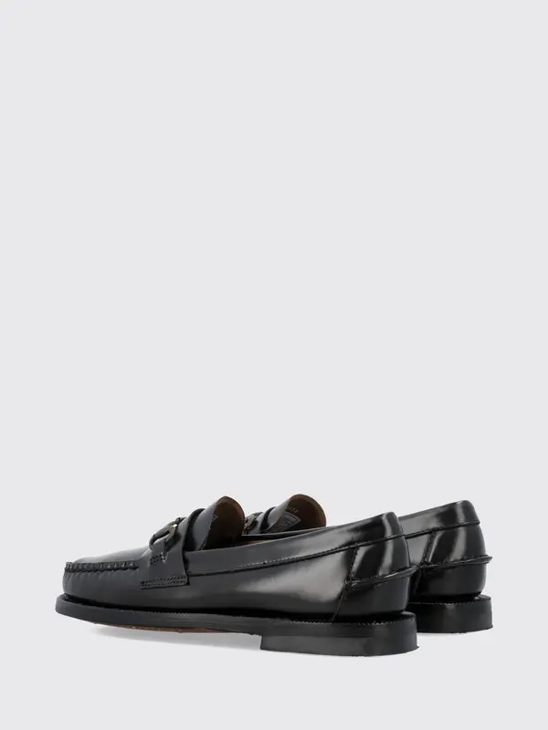 SEBAGO Joe Brushed Leather Penny Loafers With Metal Horsebit