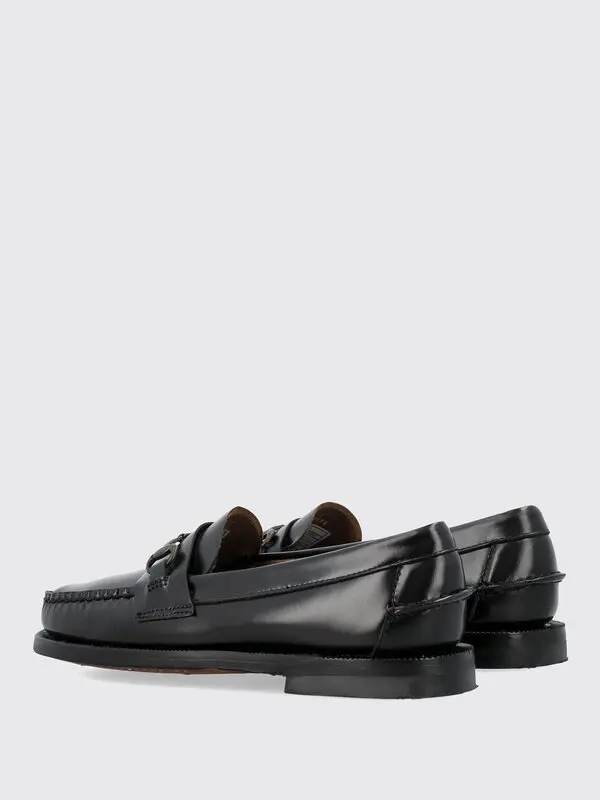 SEBAGO Joe Brushed Leather Penny Loafers With Metal Horsebit