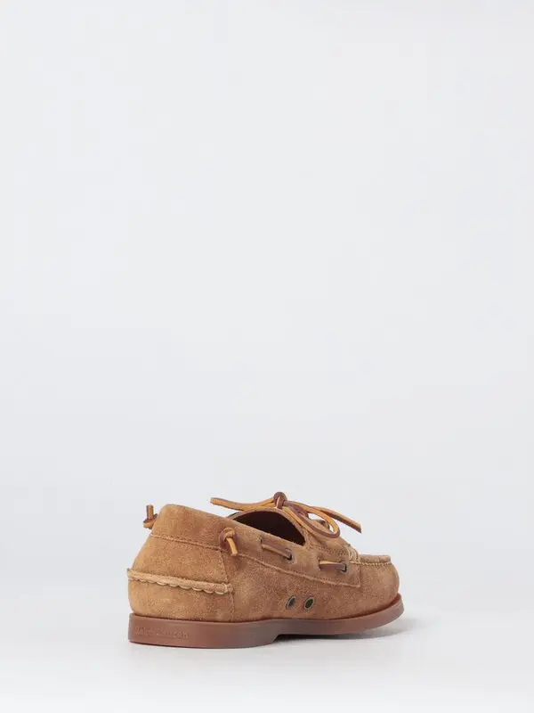 Polo Ralph Lauren Suede Boat Shoes With Rubber Sole