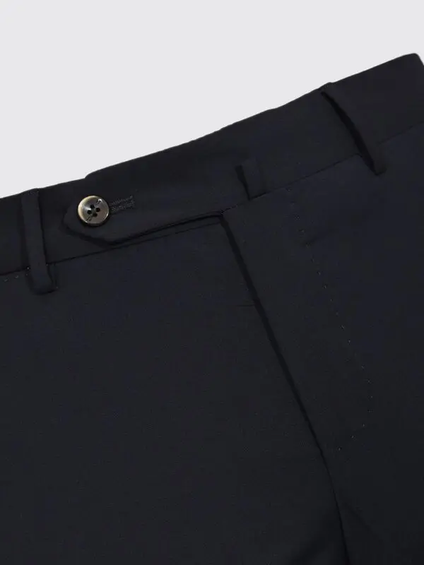 PT TORINO Wool Blend Tailored Trousers - Blue