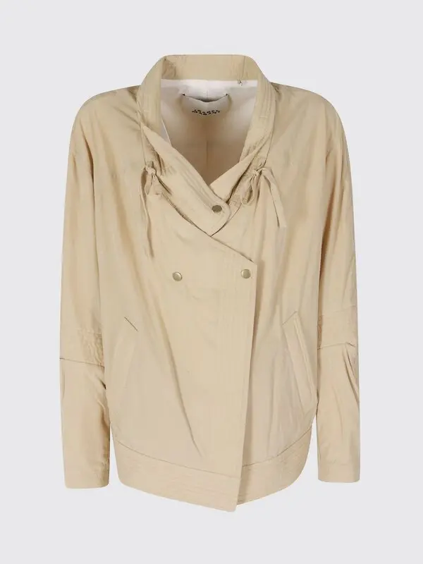 Isabel Marant Étoile Lightweight Tencel And Nylon Jacket With High Windproof Collar