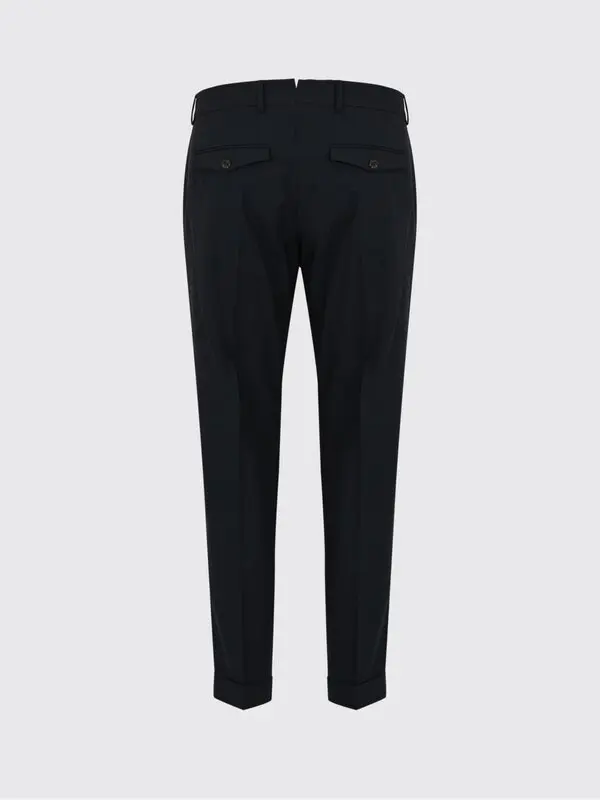 PT TORINO Virgin Wool Tailored Trousers - Blue