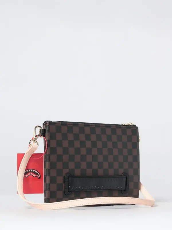 SPRAYGROUND Checkered Document Pouch With Wrist Strap