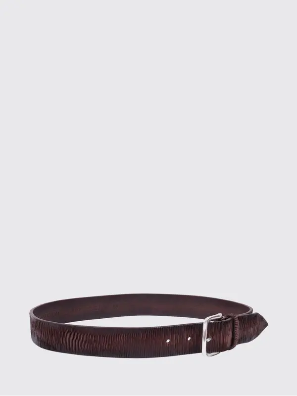 Orciani Blade Belt In Embossed Leather