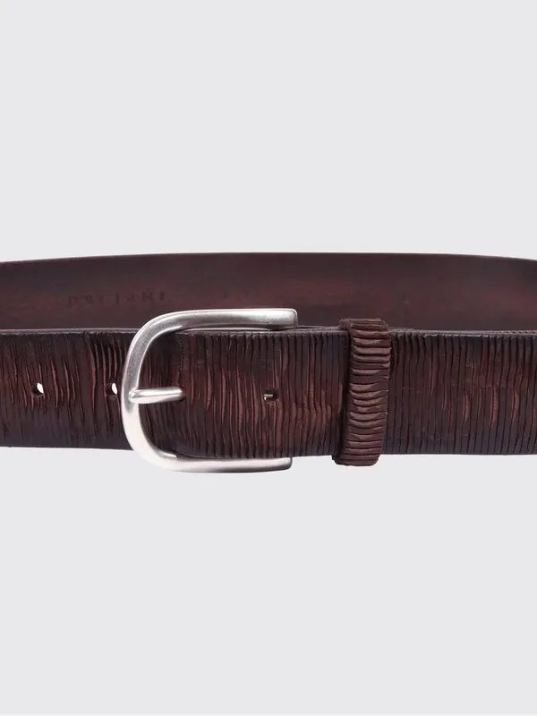 Orciani Blade Belt In Embossed Leather