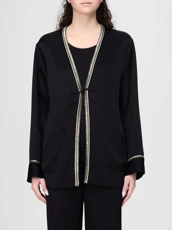FORTE_FORTE Embellished Jacket - Black