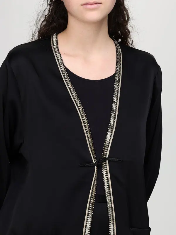 FORTE_FORTE Embellished Jacket - Black