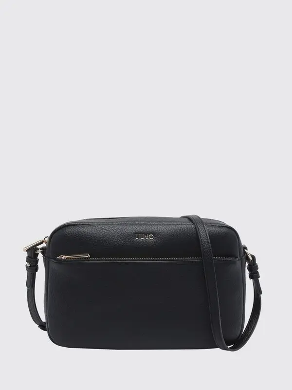 Liu Jo Grained Faux Leather Camera Bag With An Adjustable Strap And Logo
