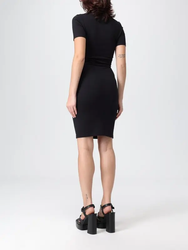 Versace Printed Short Sleeve Dress