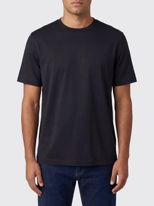 ROBERTO COLLINA Basic Cotton T-shirt - Black
