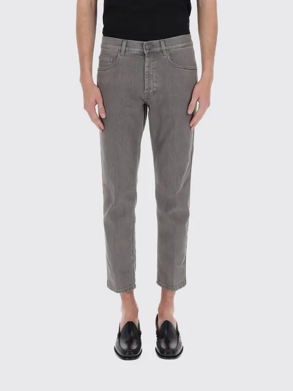 LARDINI Cropped Fit Denim Jeans