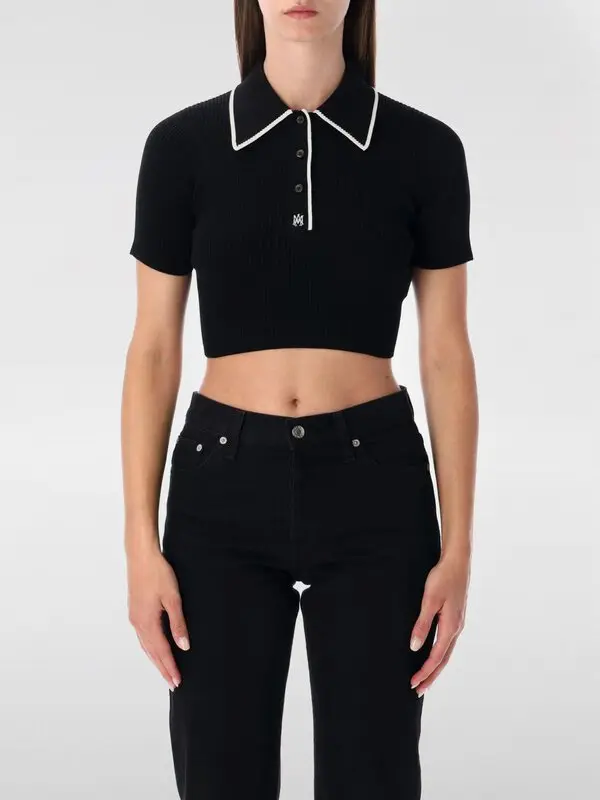 Amiri Ribbed Polo Shirt