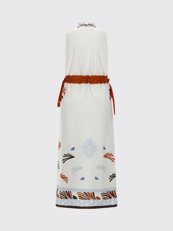 Herno Sleeveless Graphic Print Cotton Midi Tunic