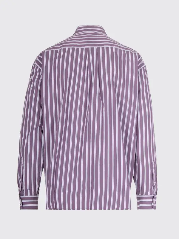 Carhartt Work In Progress Cotton Poplin Shirt With Embroidered Logo