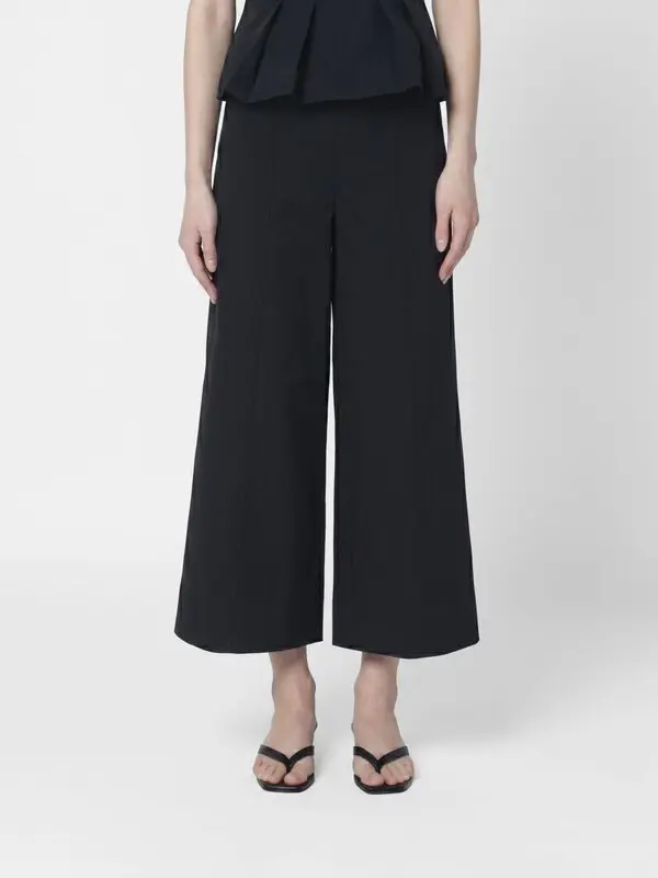 Simkhai Cotton Blend Cropped Trousers